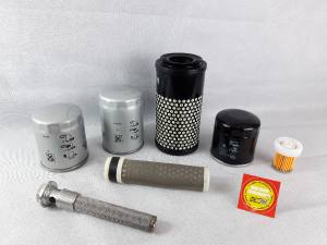 Filter Set für die große Wartung am Kubota B 2410