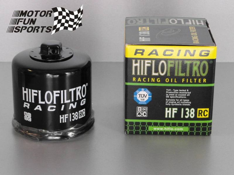 HiFlo HF138 RC Ölfiltereinsatz für ATV und Motorrad.