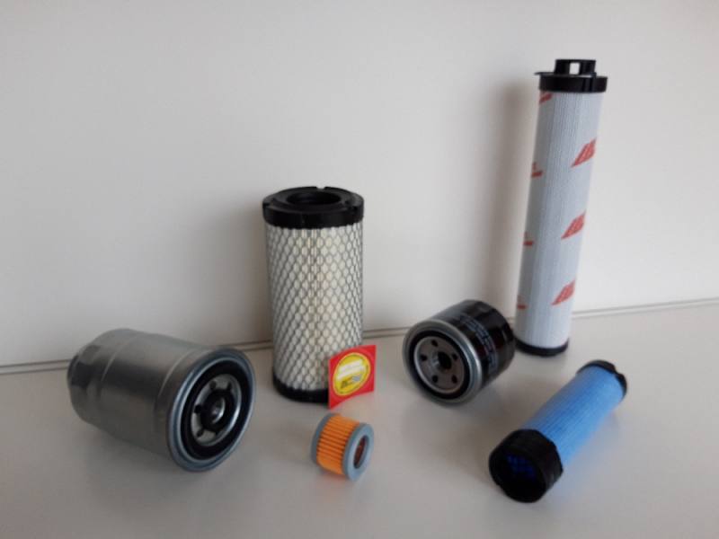 Filter - Satz groß passend für den Terex TC 16 TD